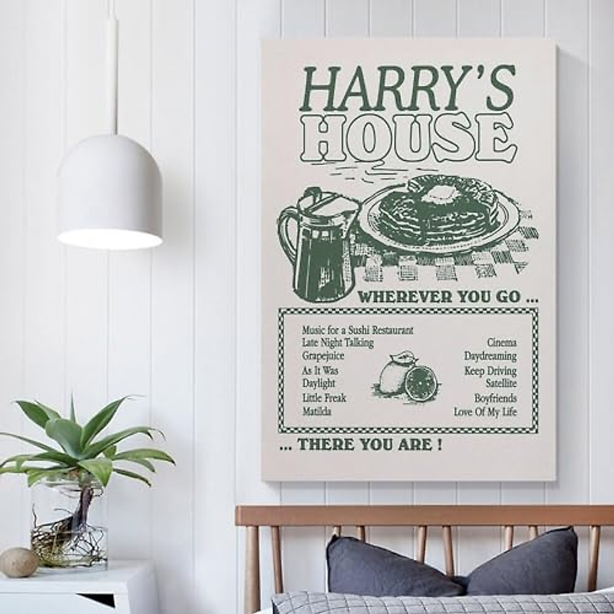 Harry's music House Styles Music Album Posters (1) Wall Art Paintings Canvas Wall Decor Home Decor Living Room Decor Aesthetic 08x12inch(20x30cm) Unframe-style