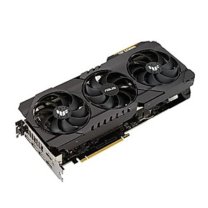 ASUS TUF Gaming NVIDIA GeForce RTX 3060 Ti OC Edition Graphics Card (PCIe 4.0, 8GB GDDR6X, HDMI 2.1, DisplayPort 1.4a, Dual Ball Fan Bearings, Military-Grade Certification, GPU Tweak III)