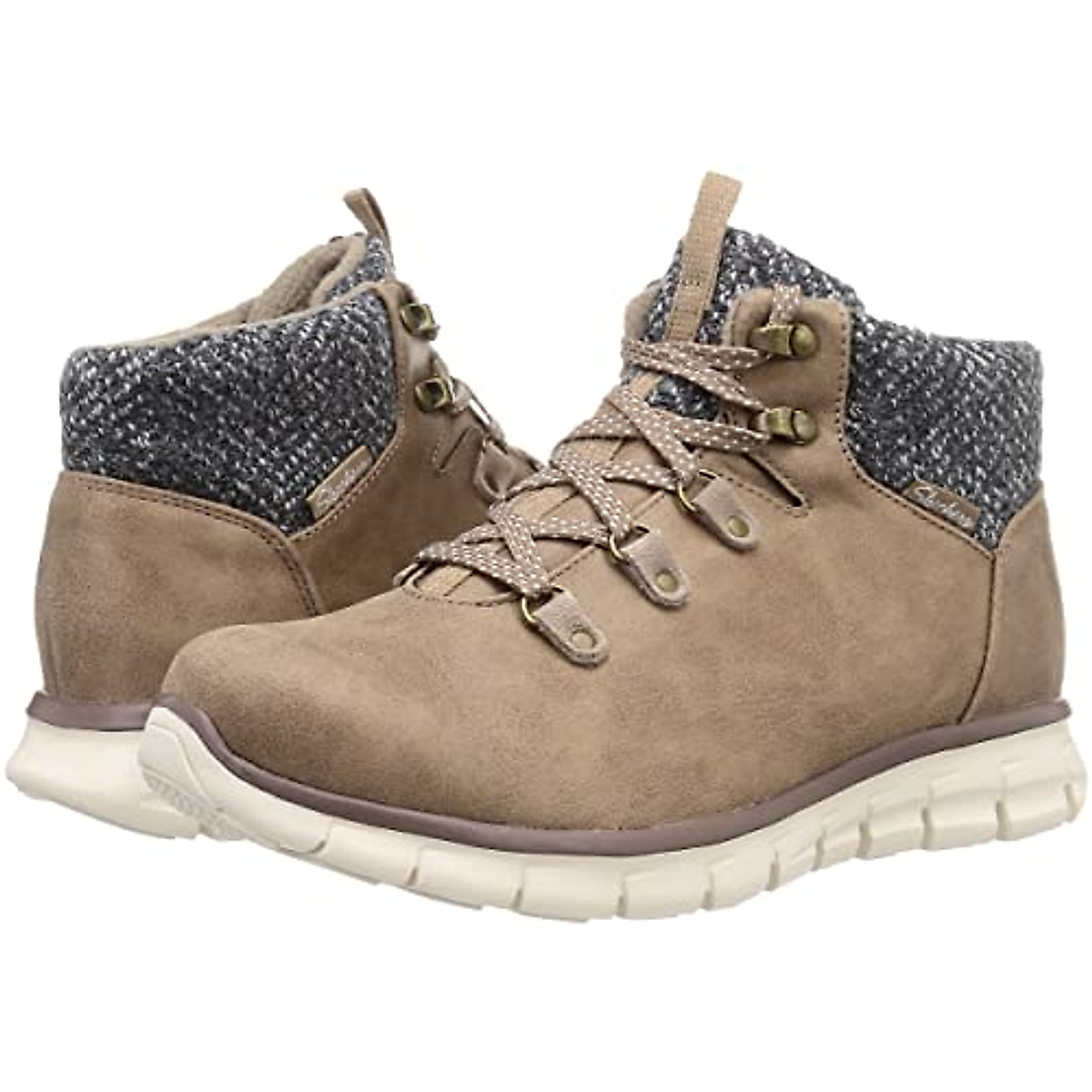 Skechers Women's Walking Boot Hiking, Taupe, 9