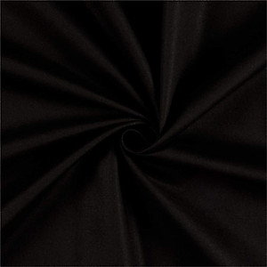 Kona Premium Cotton Jet Black, Fabric by the Yard