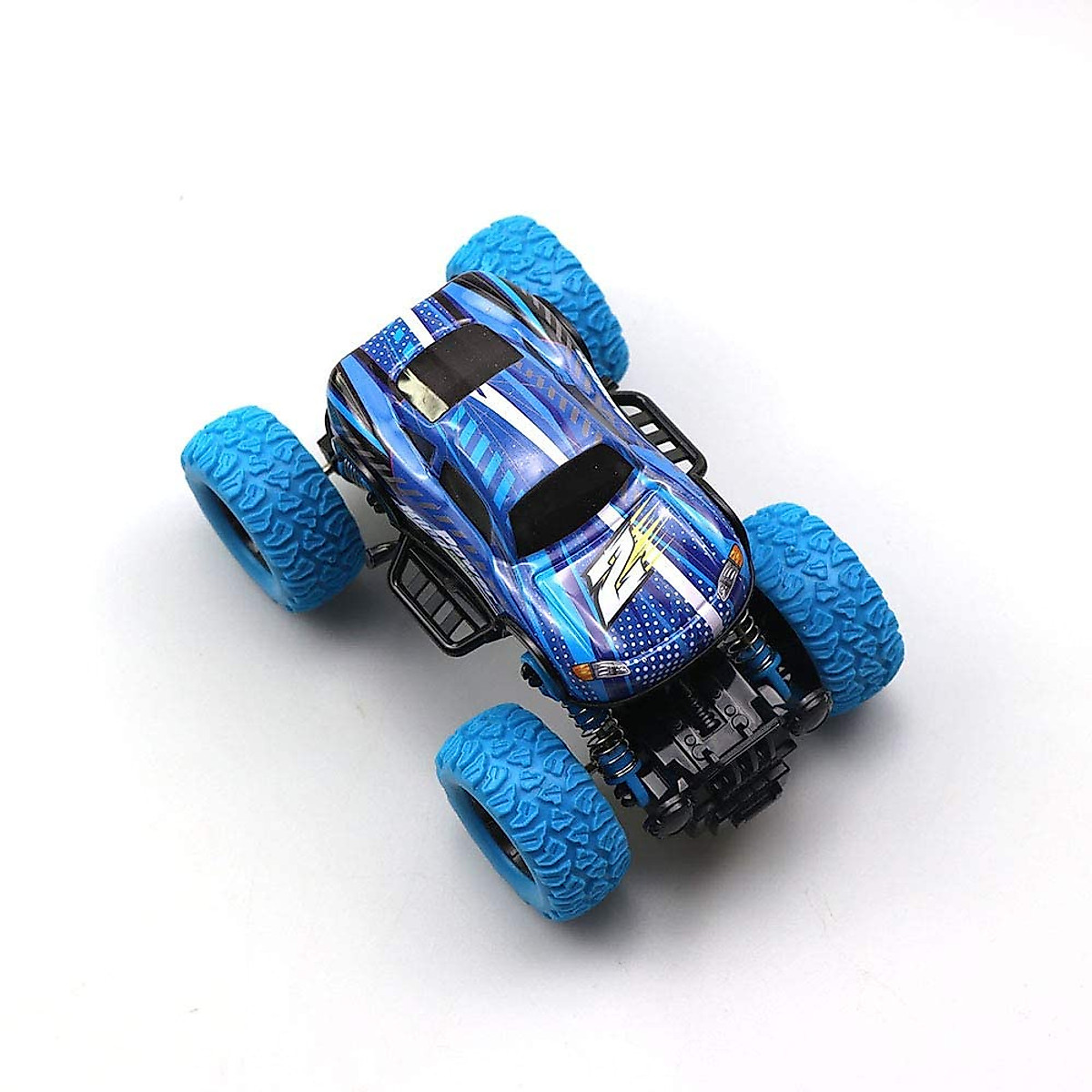 Chilartalent Pull Back Cars for Kids -Toy Trucks for Boys Alloy Toy Car Educational Toy Monster Trucks Inertia Car Toy for Boys Girls Toddler Gifts (Blue)