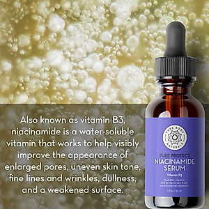 Pure Body Naturals Facial Serum - Hyaluronic Acid Serum, Retinol Serum, Vitamin C Serum, and Vitamin B3 (Niacinamide) Serum - A Perfect Serum Gift Set for Women of All Ages