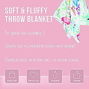 Owl Throw Blanket, Adorable Super-Soft Extra-Large Fluffy Owl Blanket for Toddlers Kids Baby Adults Teens Boys and Girls, Fleece Owl Blanket (50 in x 60 in) Warm and Cozy Throw for Bed Crib or Couch