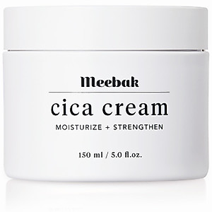 Meebak Cica Korean Face Moisturizer 5 fl oz for Women, Anti-Aging, Neck, Chest, Day and Night Cream