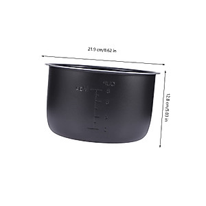 OSALADI 1 Set Rice Cooker Liner Stainless Steel Cooking Utensils Stainless Steel Non Stick Frying Pans Nonstick Cookware Rice Cookware Insert Nonstick Rice Boiler Pot Non Stick Inner Pot