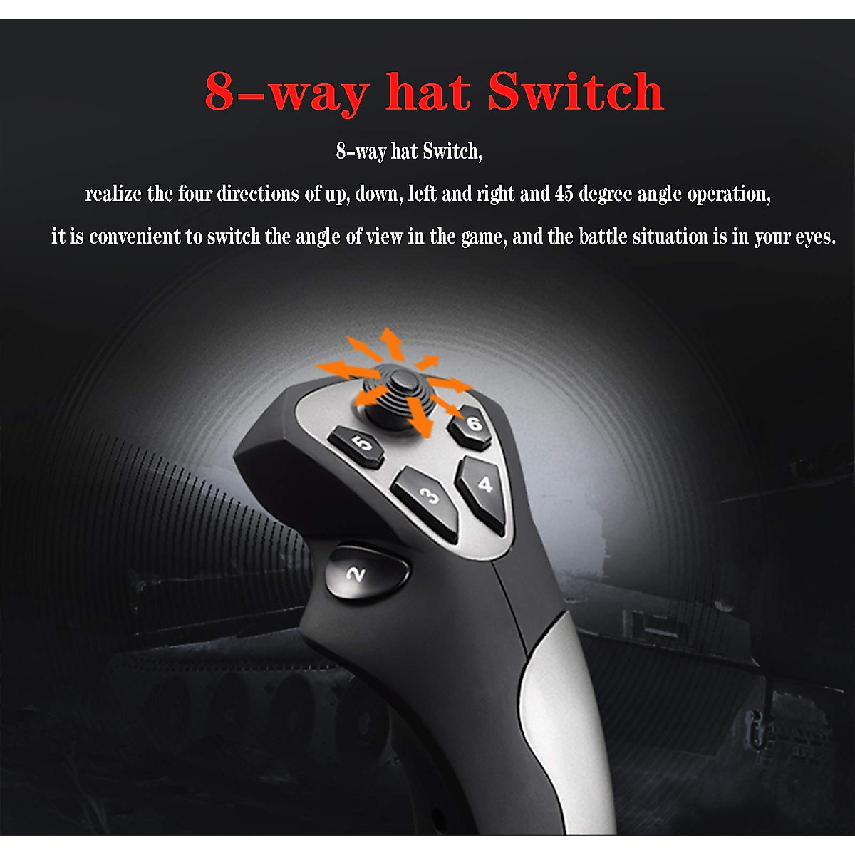 PXN Flight simulator controls 2113 pc flight joystick controls with Vibration Function and Throttle Controls Wired Flight Stick for PC Windows XP/VISTA/7/8/10/Computer/Laptop(PC only)