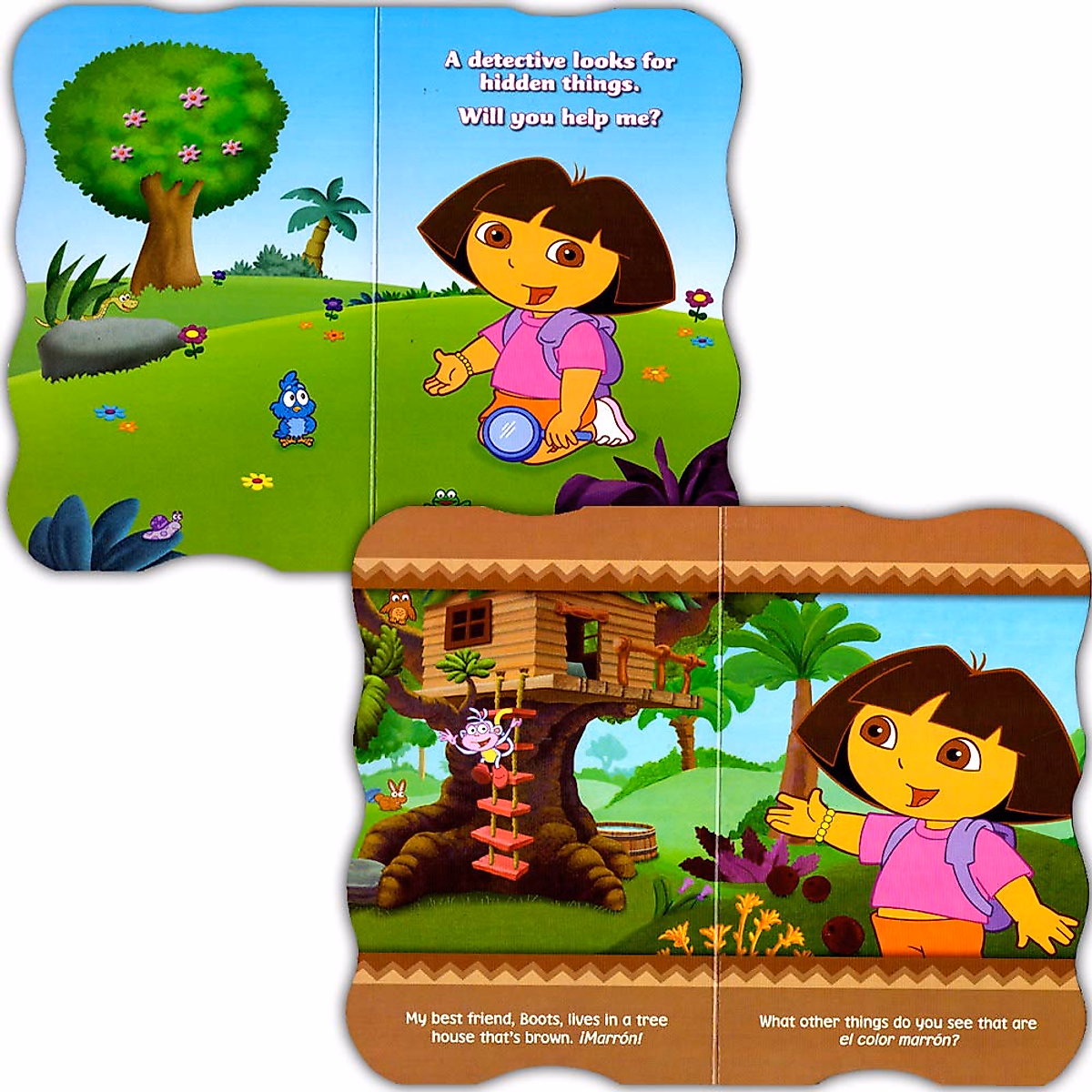 Nickelodeon Dora The Explorer Baby Toddler Board Books - Set of Four