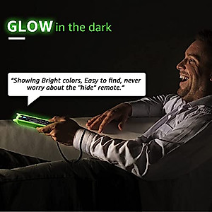 Xieen(2PCS) Fire tv Remote Cover(3rd Gen)(2021 Release), Fire Stick Remote Case Glow in The Dark, Light Weight, Anti Slip, Shock Proof(Glow Blue+Glow Green)