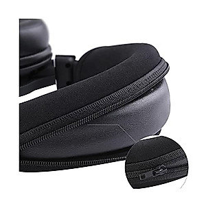 TaiZiChangQin Life Q10 / Q10 BT Ear Pads Ear Cushions Replacement Compatible with Anker Soundcore Life Q10 / Q10 Bluetooth Headphone Protein Leather Earpads + Headband Covers