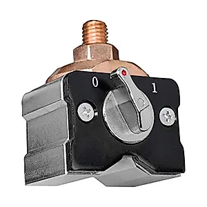 PowerBase, Grounding Magnet, 300A @ 60% Duty Cycle, 44 LBS Magnetic Force, On/Off Switch, Machined V Surface, Copper Connector Stud, GM203, Strong Hand Tools