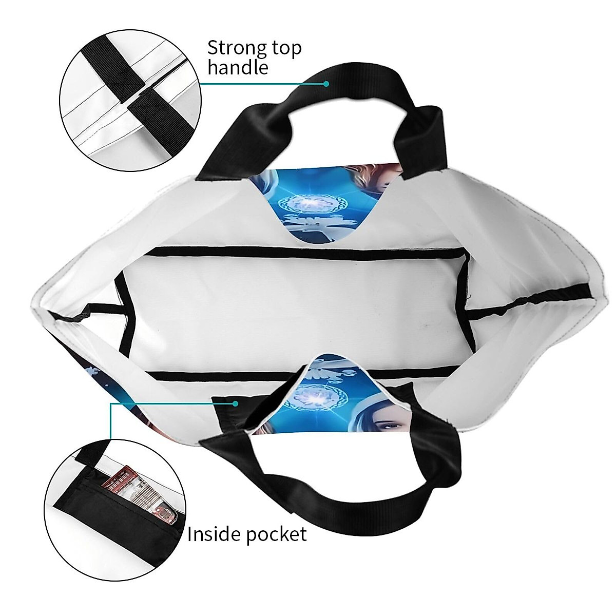 Our Lady of Guadalupe Virgin Mary tote bag shopping bag shoulder bag shoulder bag shopping, work, groceries, gym