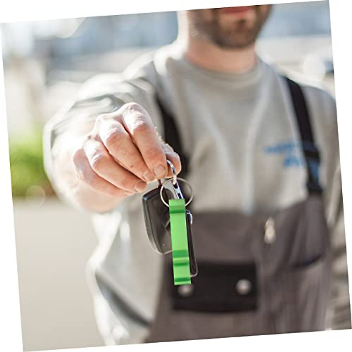 RORPOIR Bottle Opener Ring Keychain Beer Bottle Opener Bottle Opener Wedding Favors Beverage Opener Bottle Opener Keychain Key Chain Ring Keychain Wine Opener Metal Keychain Soda Aluminum