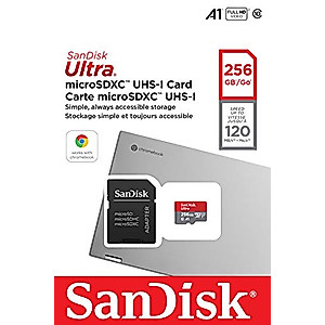 SanDisk 256GB Ultra microSD UHS-I Card for Chromebooks - Certified Works with Chromebooks - SDSQUA4-256G-GN6FA