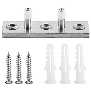 Haofy Door Bottom, Household Barn Door Floor, Floor Roller Hardware Fittings for Sliding Barn Door
