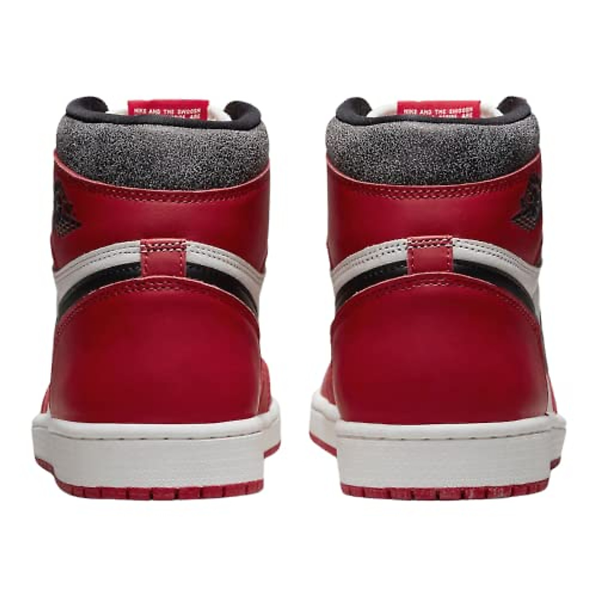 Nike Kids Air Jordan 1 Retro High OG GS Basketball Shoe, Varsity Red/Black/Sail/Muslin, 4 Big Kid