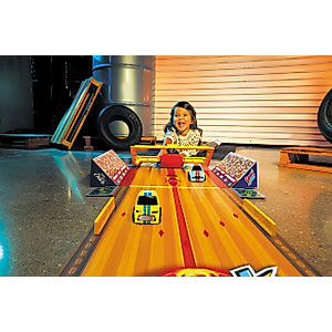Little Tikes, My First Cars, Crazy Fast 3-in-1 Rollin’ Bowlin’ Racin’ Playset with 2 Exclusive Pullback Toy Car Vehicles, Goes up to 50ft!