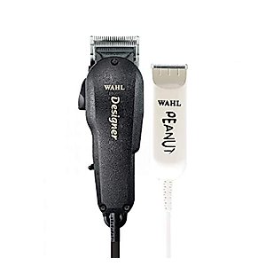 Wahl Professional - All-Star Combo with Designer Hair Clipper and Peanut Trimmer for Professional Barbers and Stylists - Model 8331