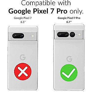 Google Pixel 7 Pro Case with Screen Protector, Dual Guard Shockproof Protection Military Grade Heavy Duty Dual Layer Case for Google Pixel 7 Pro (Black)