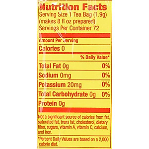 Lipton Decaffeinated Black Tea Bags, (72 x 2 Pack) 144 count