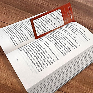 (2 Pack) MagniPros Large Full Page 3X Magnifier Premium Magnifying Sheet Fresnel Lens 7.5" X 10.5" with 3 Bonus Bookmark Magnifiers Ideal for Reading Small Prints & Low Vision Seniors