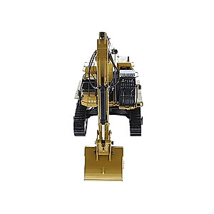 Caterpillar 395 Next Generation Hydraulic Excavator (General Purpose Version) Yellow with Operator and Additional Tools High Line Series 1/50 Diecast Model by Diecast Masters 85709