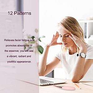 CHARMING Personal Eye Wand Massager with Eyes Body Massager Facial Vibrating Treatment for Dark Circles, Promote Essence Absorption, Eliminate Dark Circle, relieves Skin Fatigue -Pink