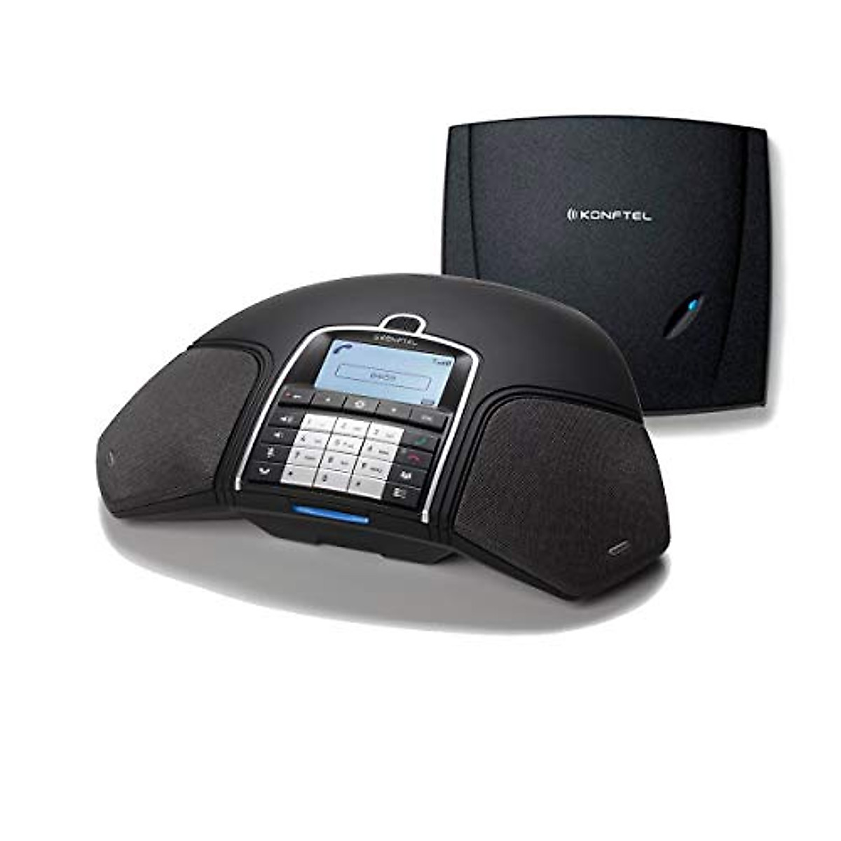 Konftel 300Wx Wireless Conference Phone w/Analog DECT Base Station + Sandisk 16GB Card to Record Calls + Belkin PowerStrip and More - Double Conference Room Bundle