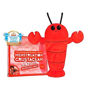 Menstruation Crustacean Lobster – The Original Viral Cuddly & Cute Plush Lavender Scented Heating Pad for Cramps