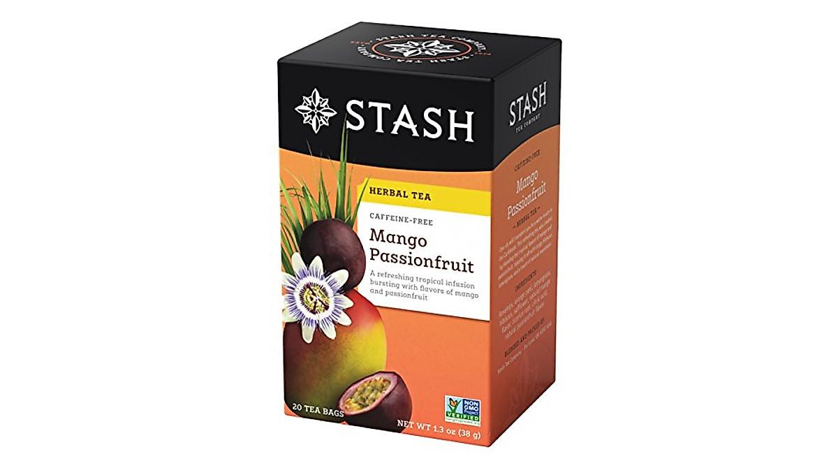Stash Tea Mango Passionfruit Herbal Tea, 20 Count Box of Tea Bags ...