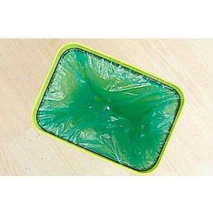 Trash can Bedroom Plastic Trash Can wiht Lid Bathroom 12 Liter / 3.2 Gallon Garbage Can Swing Lid Durable Narrow Spaces Office Wastebasket Dustbin Waste Paper Basket (Blue), 9.8 x 6.7 X 16.9 inches