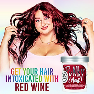 Punky Red Wine Semi Permanent Conditioning Hair Color, 3.5oz
