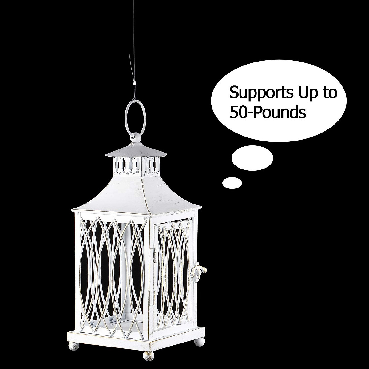 Strong Clear Nylon Fish Wire for Hanging Christmas Decor and 50 Loop Sleeve (218 Yd.)