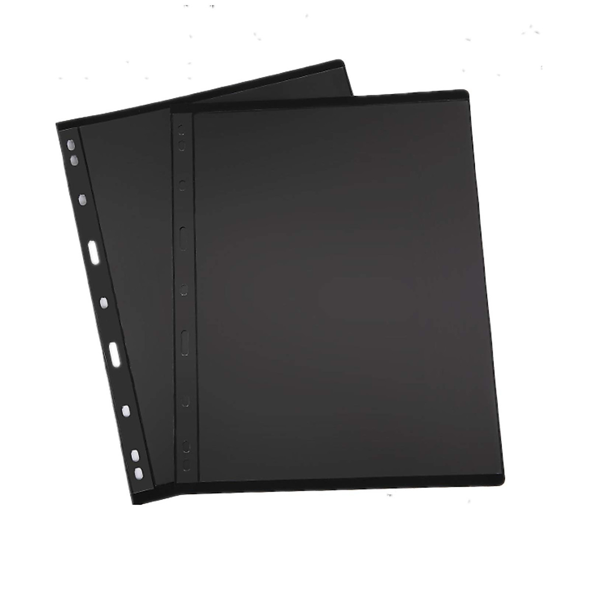 MUDOR Vario Stamp Pages for Stamp Album Binder, 10 Sheet (20 Page) 1 Row Pages for Stamp Collectors, Professional Pack (1 Row)