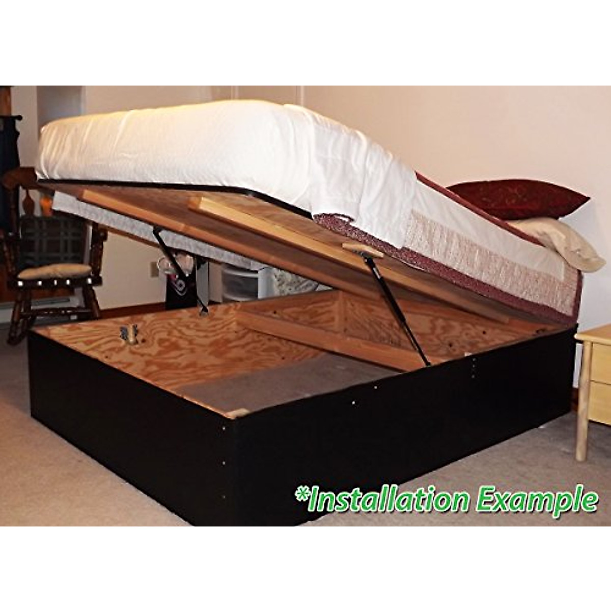 Hatchlift Products Platform Bedlift Kit (Queen-Heavy) DIY Under Bed Storage Kit