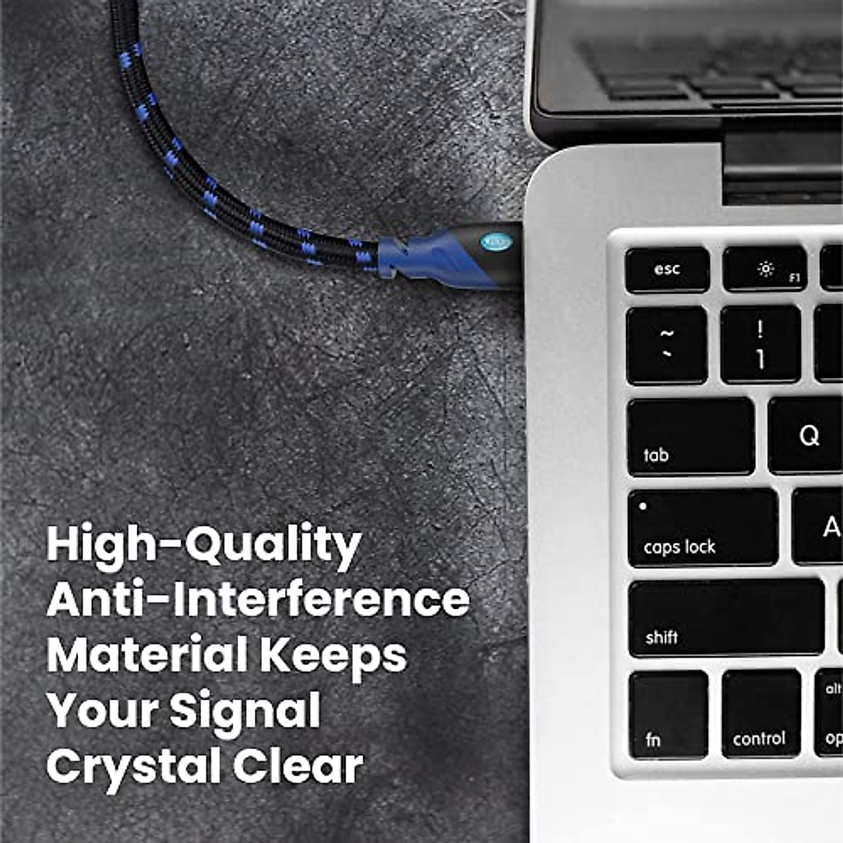 Aurum Ultra Series High Speed HDMI Cable with Ethernet - Braided 30 Ft HDMI Cable Extender Supports 3D and Audio Return Channel up to 4k Resolution - Compatible with TV, PC, Laptops, PS3-1 Pack