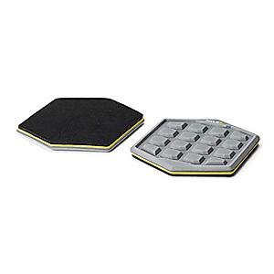 SKLZ Slidez Dual-Sided Exercise Glider Discs for Core Stability Exercises for Hands & Feet, Court Use