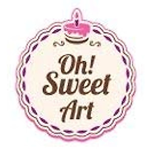 OH! SWEET ART EDIBLE GLITTER GOLD STARS 0.04 Ounce Oz. Use to cakes, cupcakes, flakes, cookies