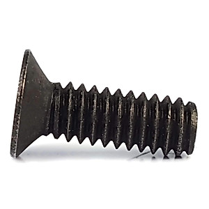 Phillips Flat Head Machine Screws 100 Degree Taper Black Oxide - #8-32 x 1/2" Qty 250