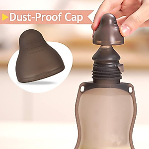 haakaa Baby Bottles Reusable Baby Food Pouches Squeezable Yummy Pouch for Milk/Juices/Purees, 260ml Squeeze & Feed Bag for Breastfeeding, Freezer Safe, Variable Flow Teat, 6M+