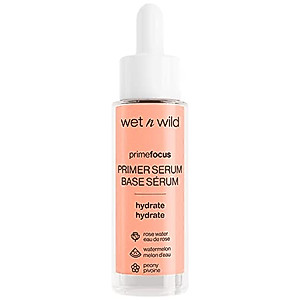 wet n wild Prime Focus Primer Serum for Face, Hydrating for Dry Skin, Makeup Primer Serum