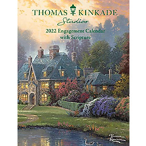 Thomas Kinkade Studios 2022 Monthly/Weekly Engagement Calendar with Scripture