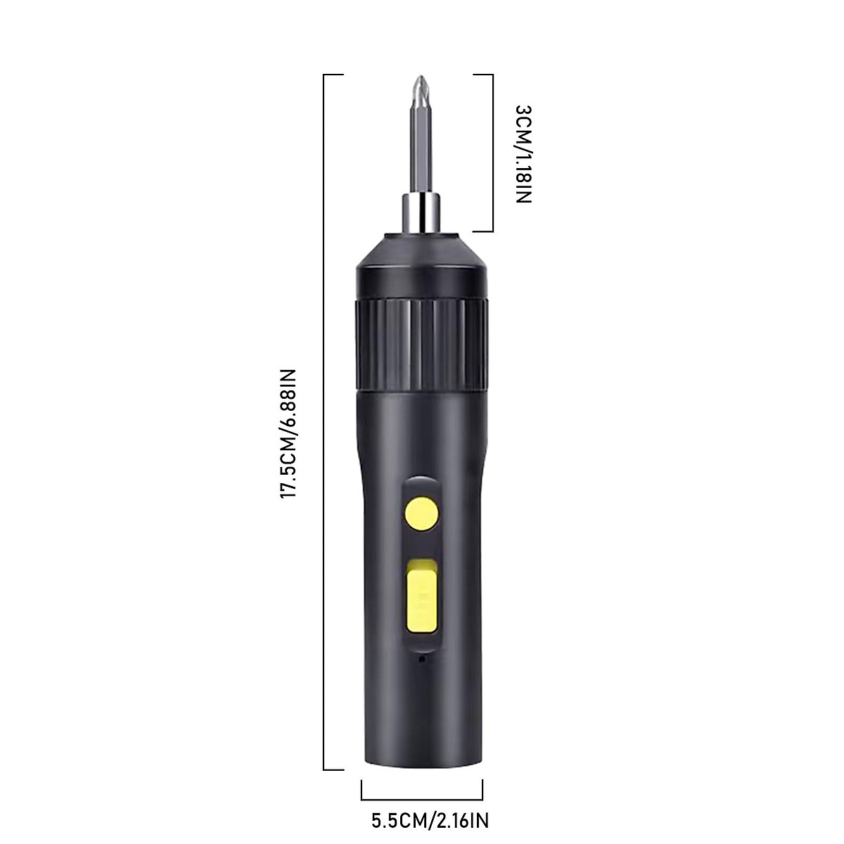 Electric Screw Driver, Portable Power Screw Screw Driver Set,Led Lighting Easy Charging Electric Bit Set,usb Charging Screwdriver,cordless Electric Kit for Bicycle, Computer and Small Projects