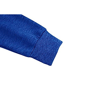 LYXIOF Womens Off Shoulder Sweatshirt Slouchy Long Sleeve Shirts Pullover Tops Blue XL