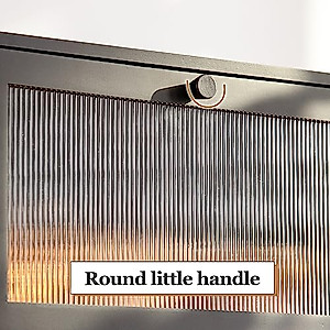 Bamboo Bread Box for Kitchen Counter-Large Capacity Bread Storage Container Farmhouse Bread Box with Window Bread Holder,Bread Storage Bin. (Black)