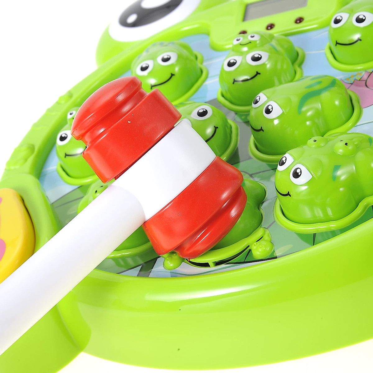 PowerTRC Whack A Frog Game Toys for Toddlers, Whack A Mole Frog Pounding Baby Toy Set with 2 Hammers for 2 3 4 5 Year Old Boy, Birthday Gift for Toddler Boy Toys