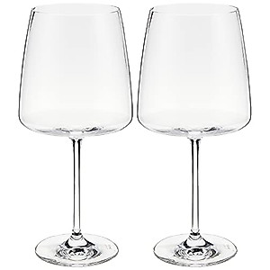 Zwiesel Glas Tritan Crystal Sensa Collection, Burgundy Red Wine Glass 24 Ounce, Set of 2