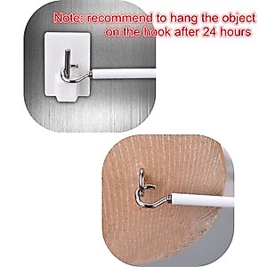 Shappy Curtain Wire with Self-adhesive Hooks, Hooks and Eyes for Net Curtain Rod (3 Meters, 4 Pairs)