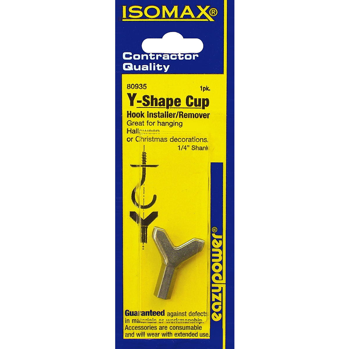 Eazypower 80935 1/4inch Y Shape Cup Hook Installer and Remover