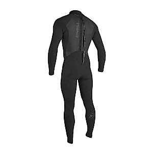 O'Neill Wetsuits Men's Epic 3/2mm Back Zip Full Wetsuit, Black/Black/Black, XX-Large