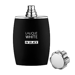 Lalique Lalique White in Black 125ml EDP, Black, White in Black, 4.4 fl. oz.
